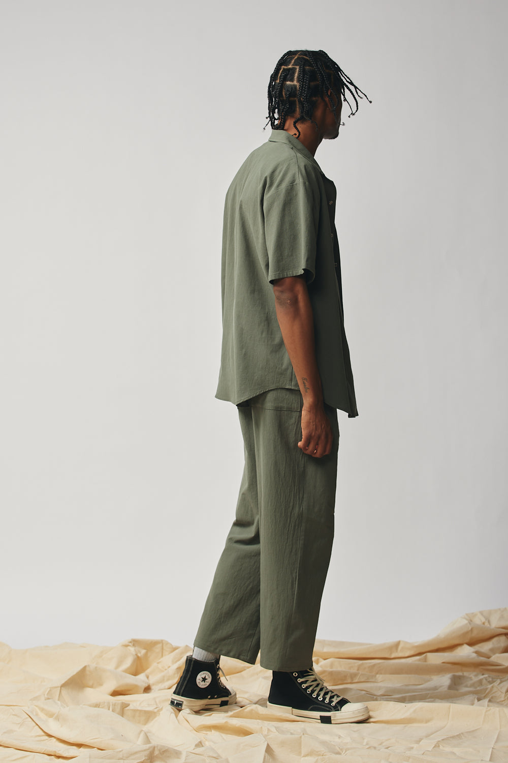 Unisex Devlyn Van Loon Column Pant - Sage | Garmentory