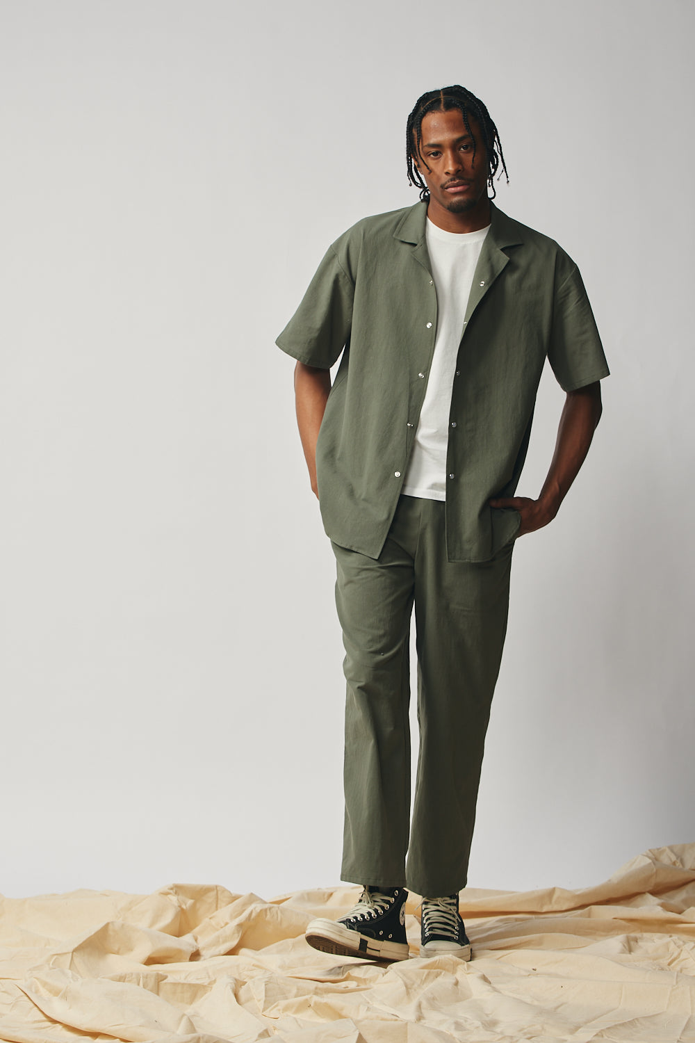 Unisex Devlyn Van Loon Column Pant - Sage | Garmentory