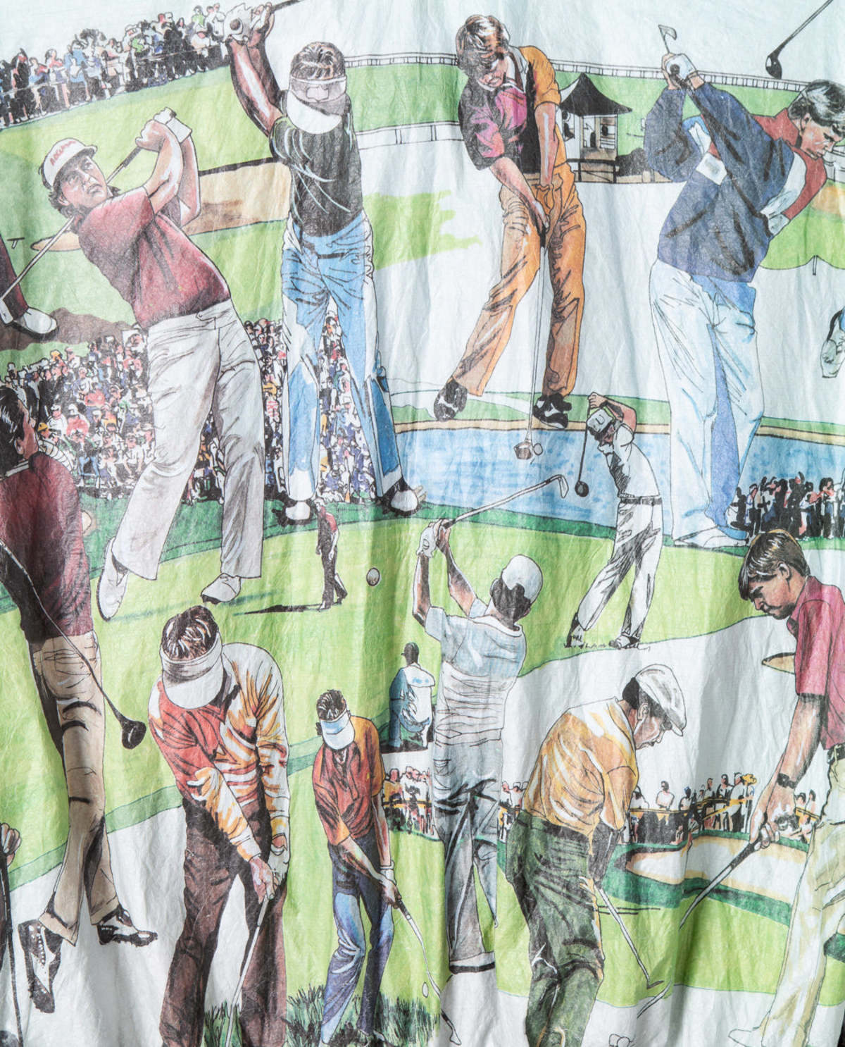 Neil Portnoy 1990s Golfers Print Windbreaker | Garmentory