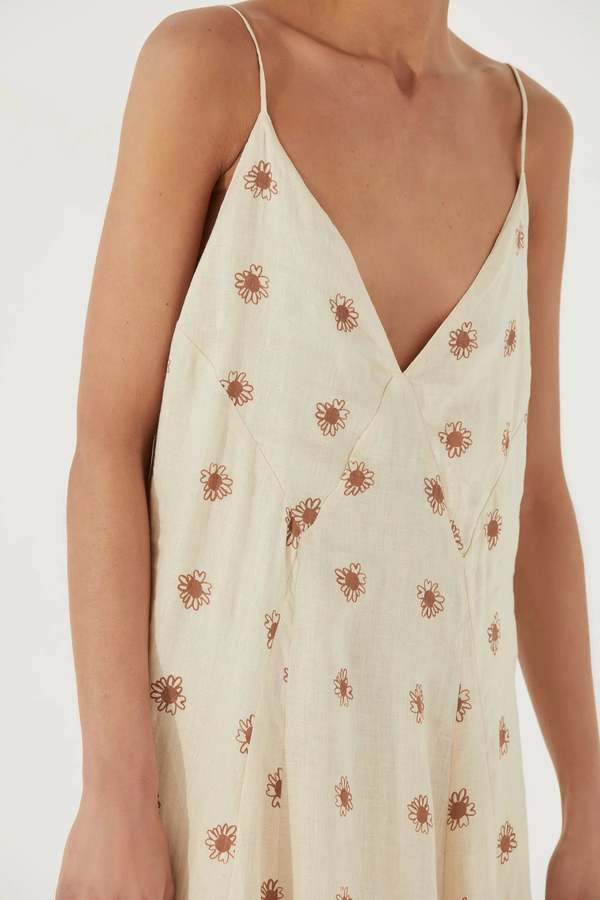 Zulu & Zephyr Linen Dress | Stone Daisy | Garmentory