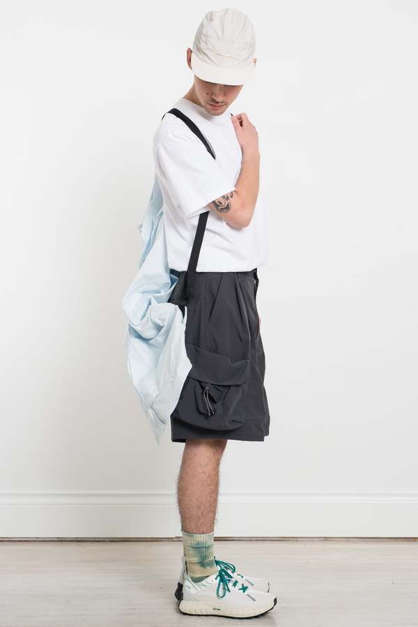 Meanswhile Trinity Cloth Snap Shirt - Ice Blue | Garmentory