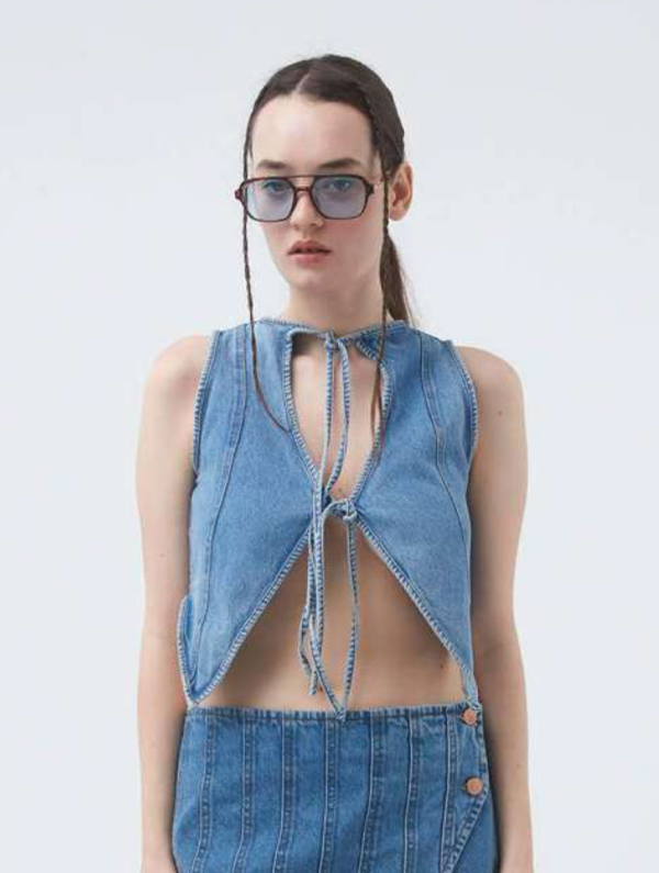 Pastiche Tao Denim Vest | Garmentory
