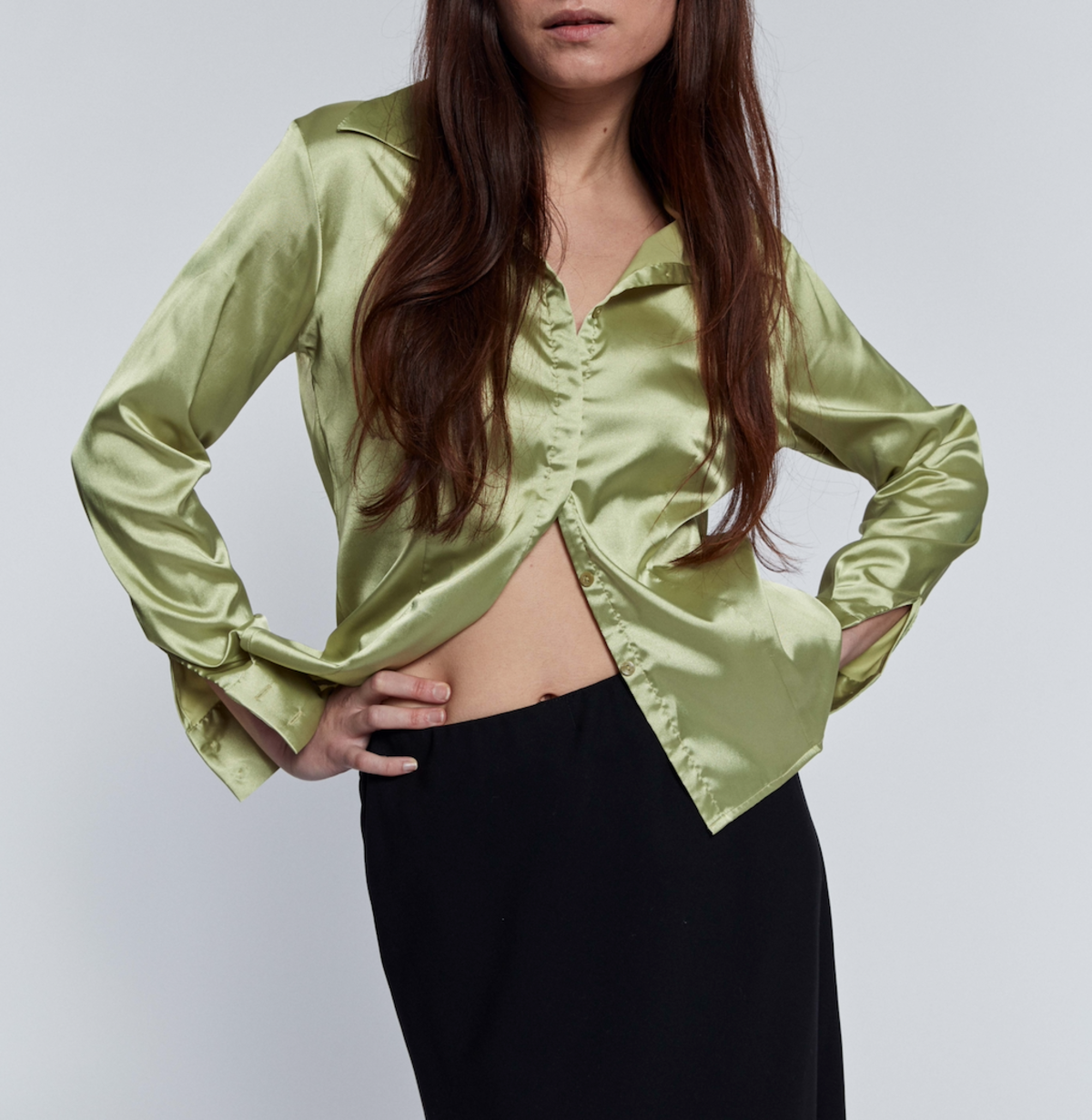 Vintage 90s Button Up - Green | Garmentory
