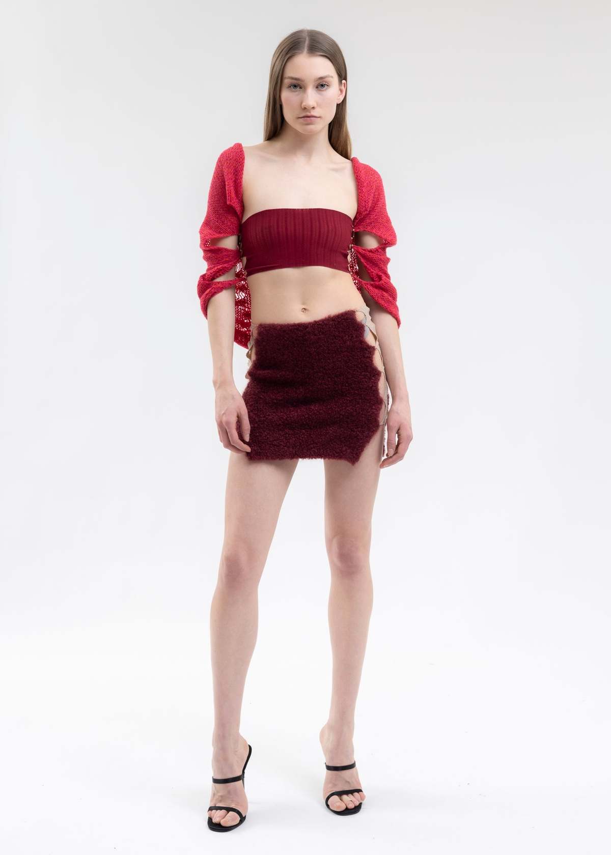 Rui MERLOT & FICELLE FLUFFY MINI SKIRT | Garmentory