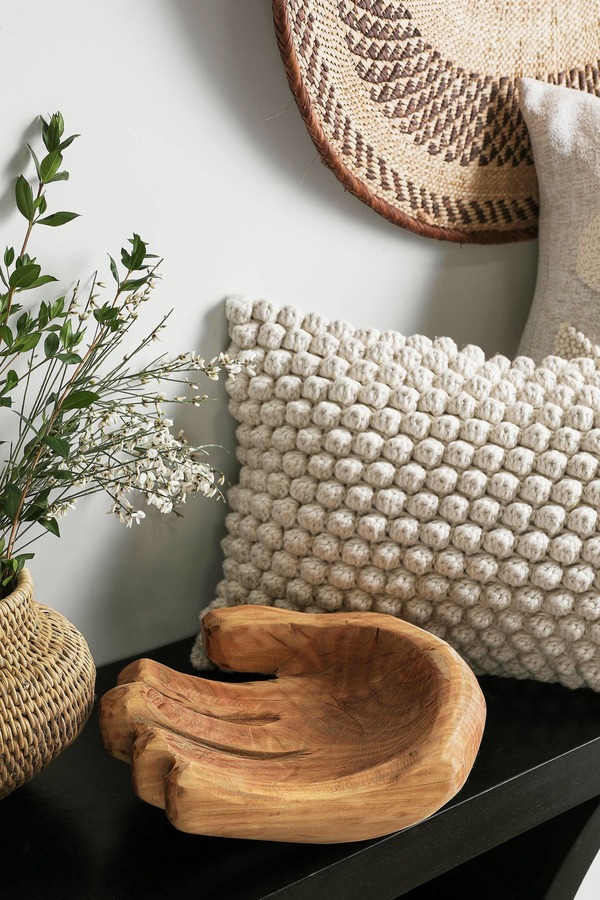 Kanju Interiors Cupped Hand Bowl Art Object | Garmentory