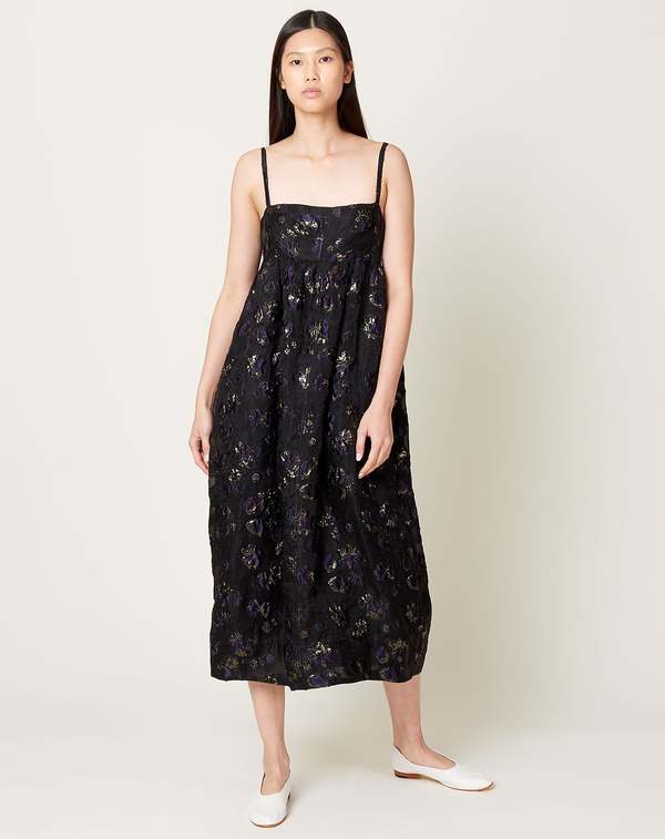 Manina Dress in Navy Begonia | Garmentory