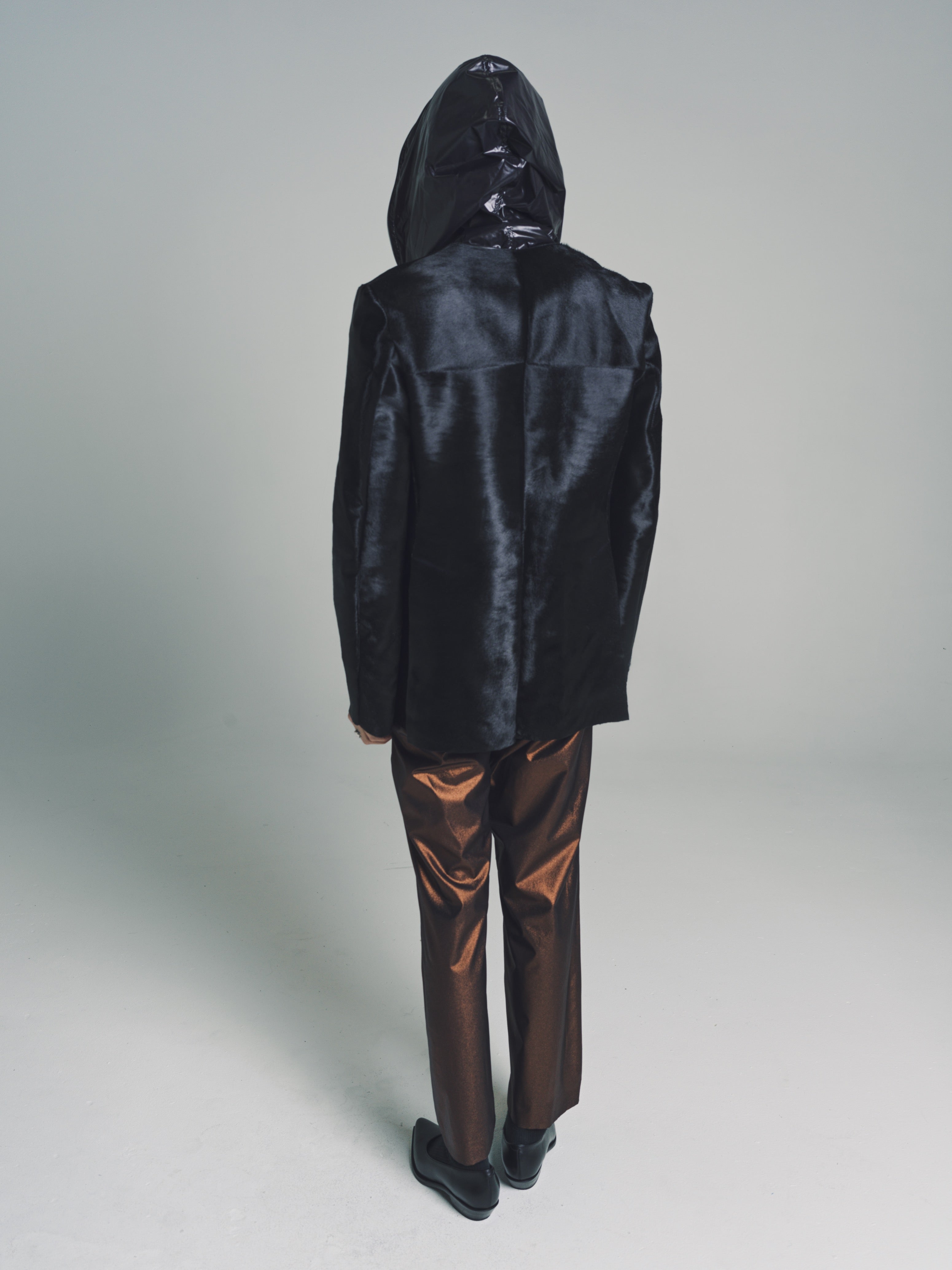 Gabriela Coll Garments No.178 Calf Hair Leather Unisex Jacket - Black ...
