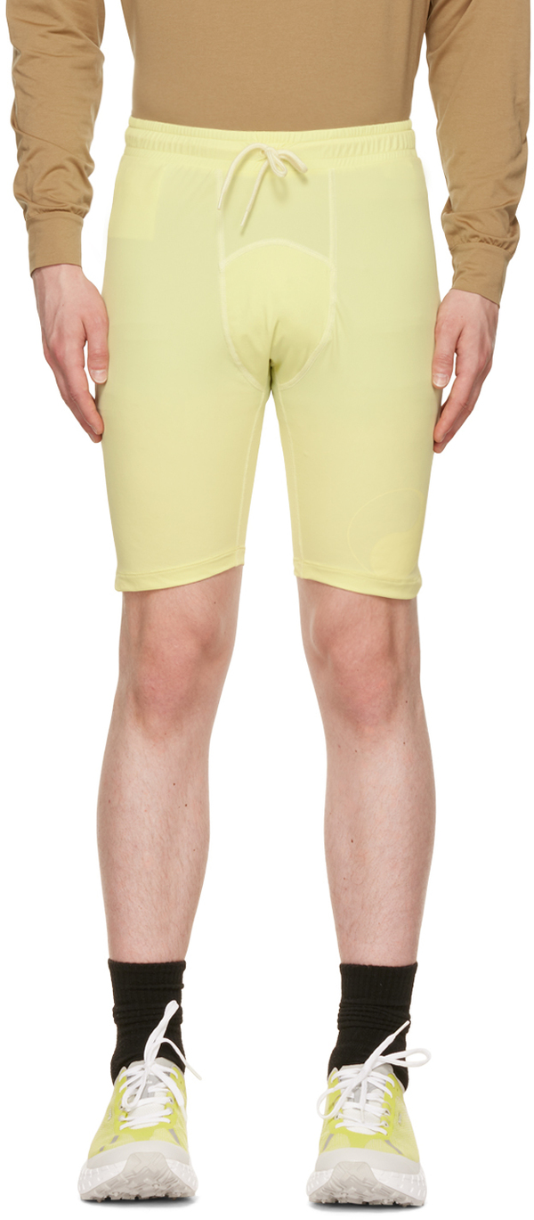 Our Legacy Running Tight Shorts - WAX YELLOW | Garmentory