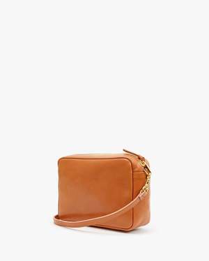 Clare V. Midi Sac - Natural/Neon Pink Stripe | Garmentory