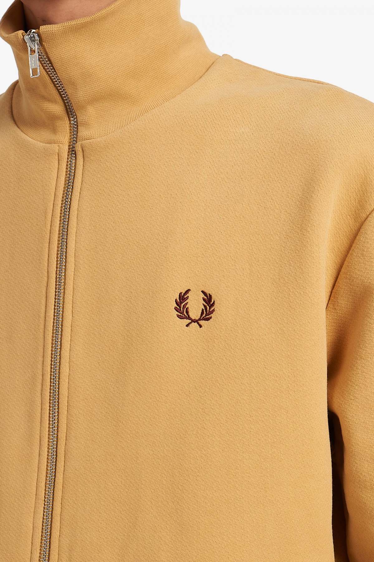 Fred Perry Reissues Loopback Track Jacket - Desert | Garmentory