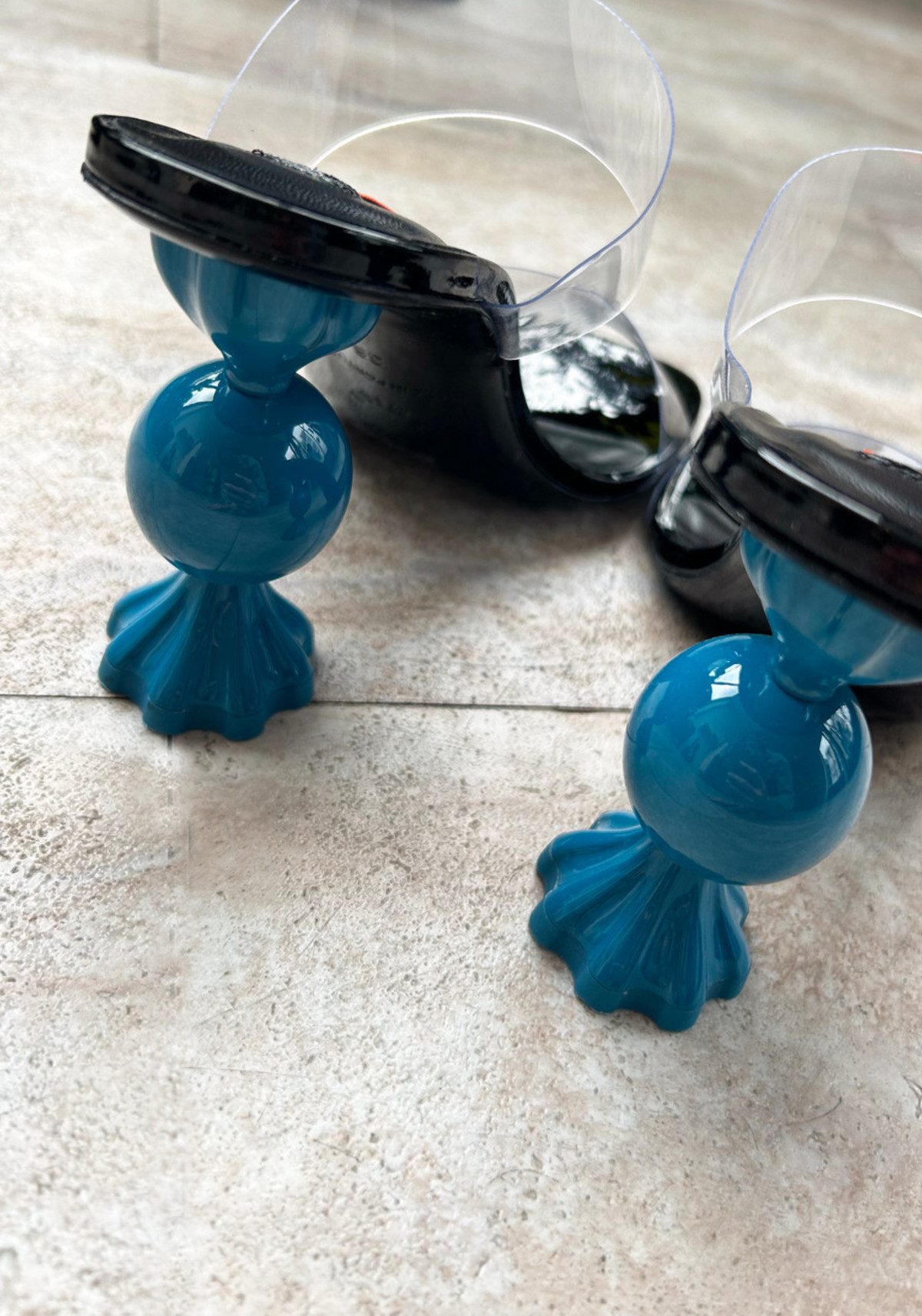 Simon Miller Patent Leather Candy Heel - Taffy Blue | Garmentory