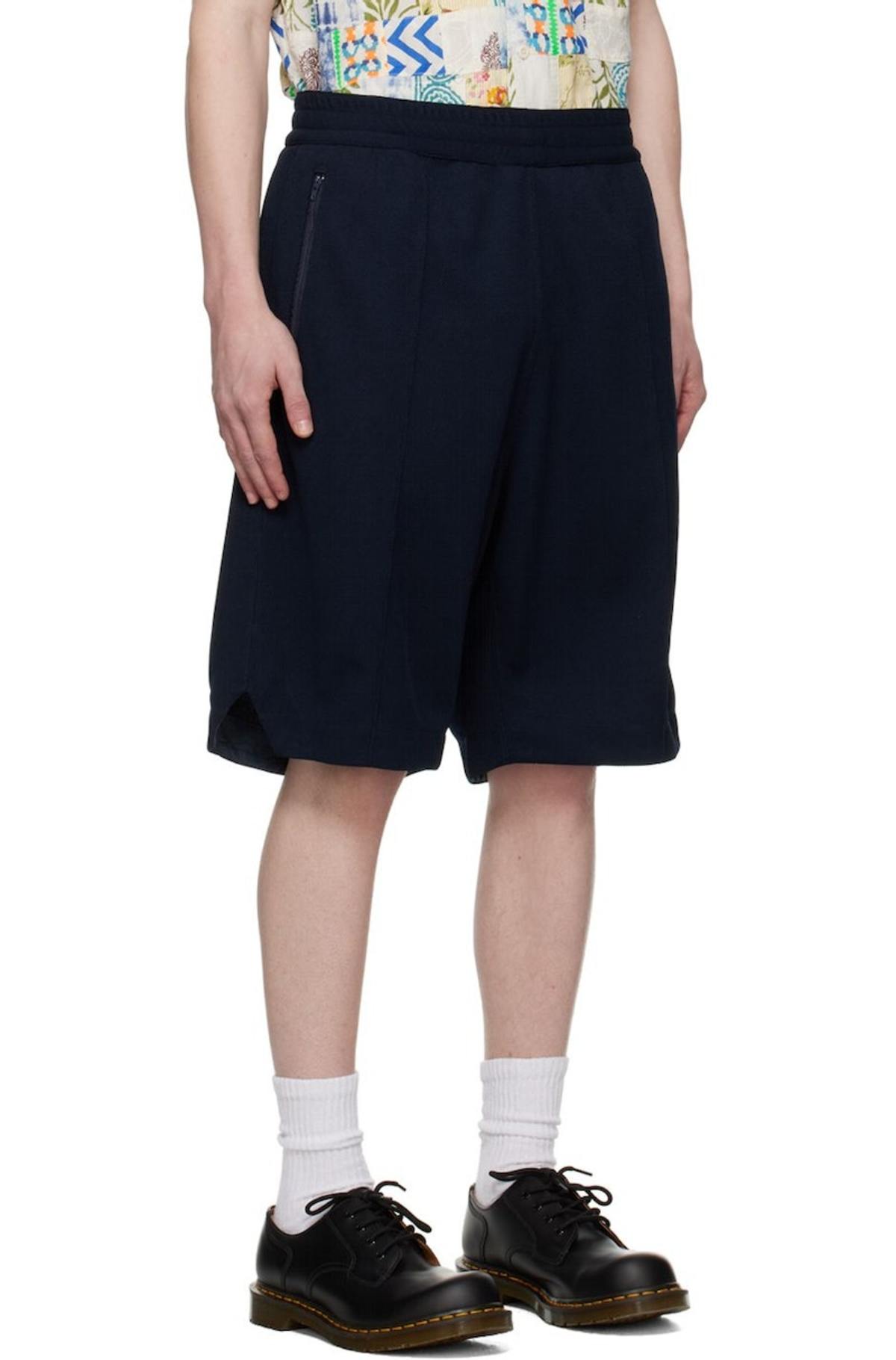 Engineered Garments BB Shorts - Dark Navy Diamond | Garmentory