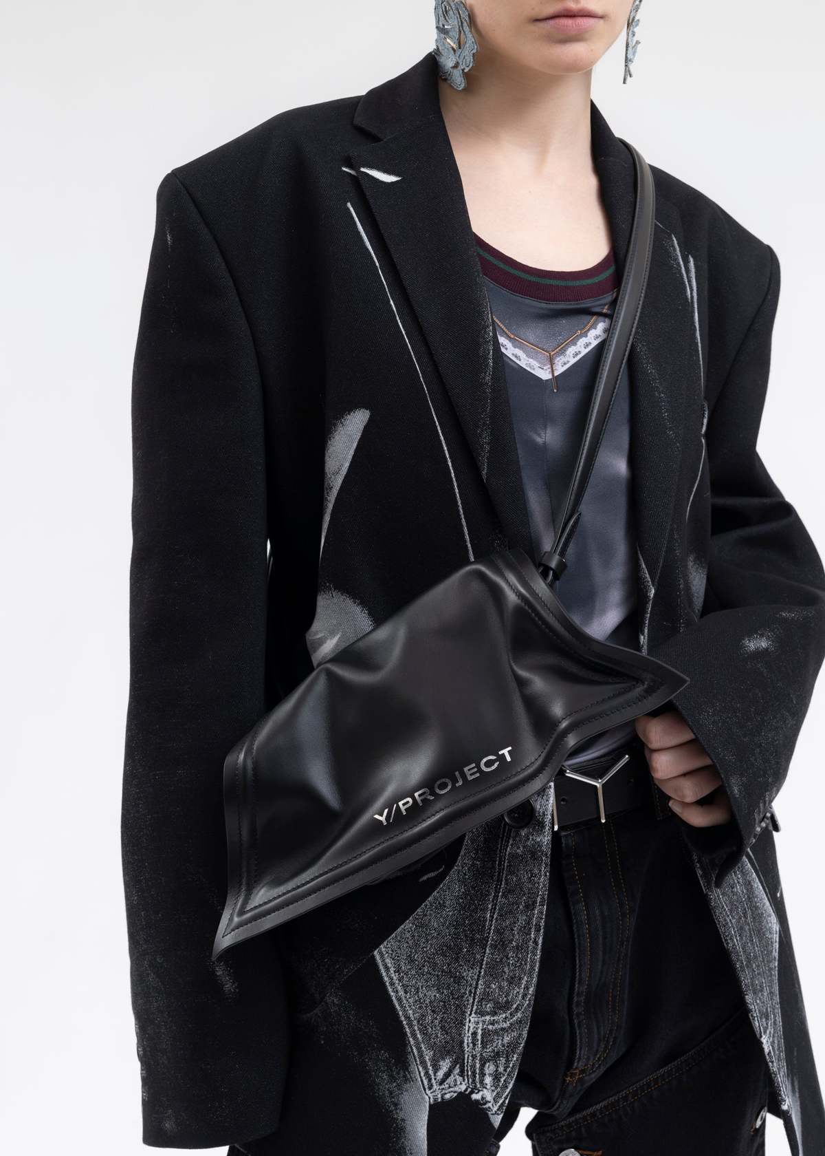 Y/project MINI WIRE BAG - BLACK | Garmentory