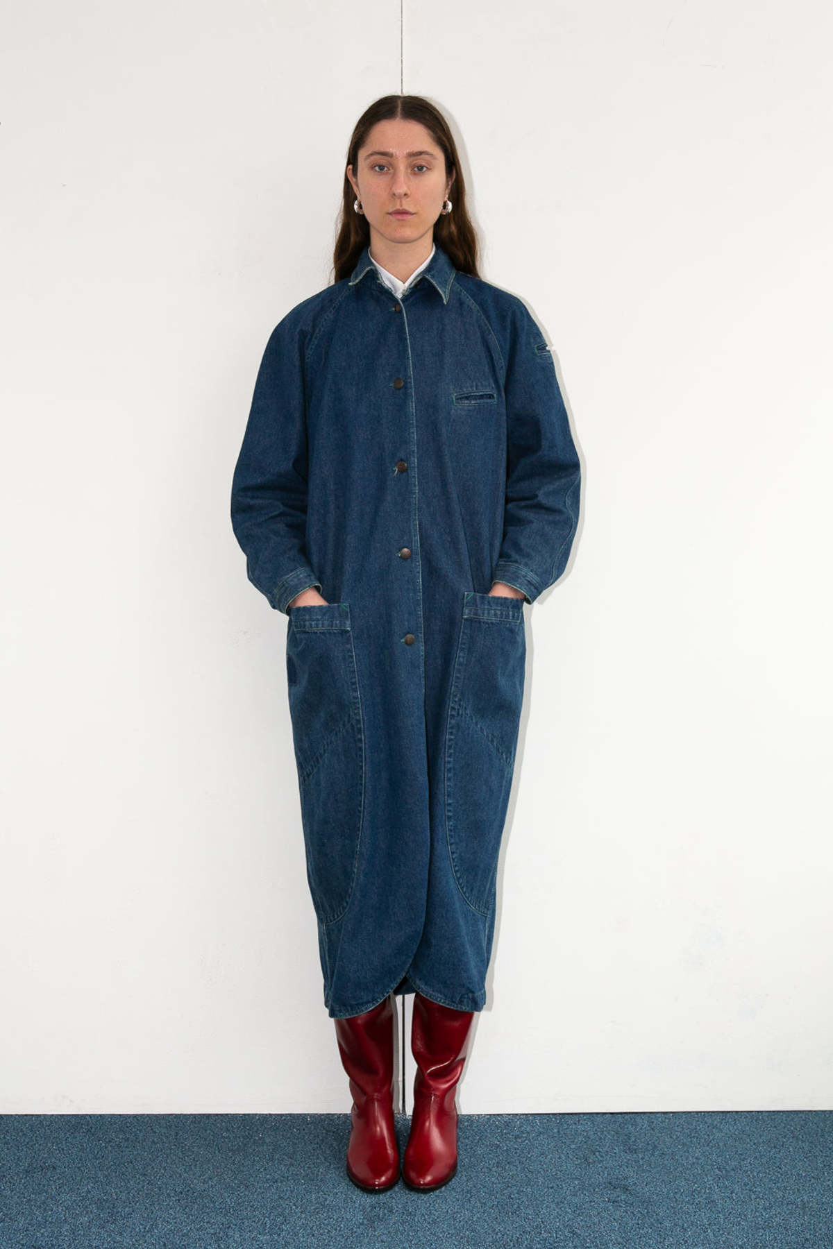 1980s Denim Overcoat | Garmentory