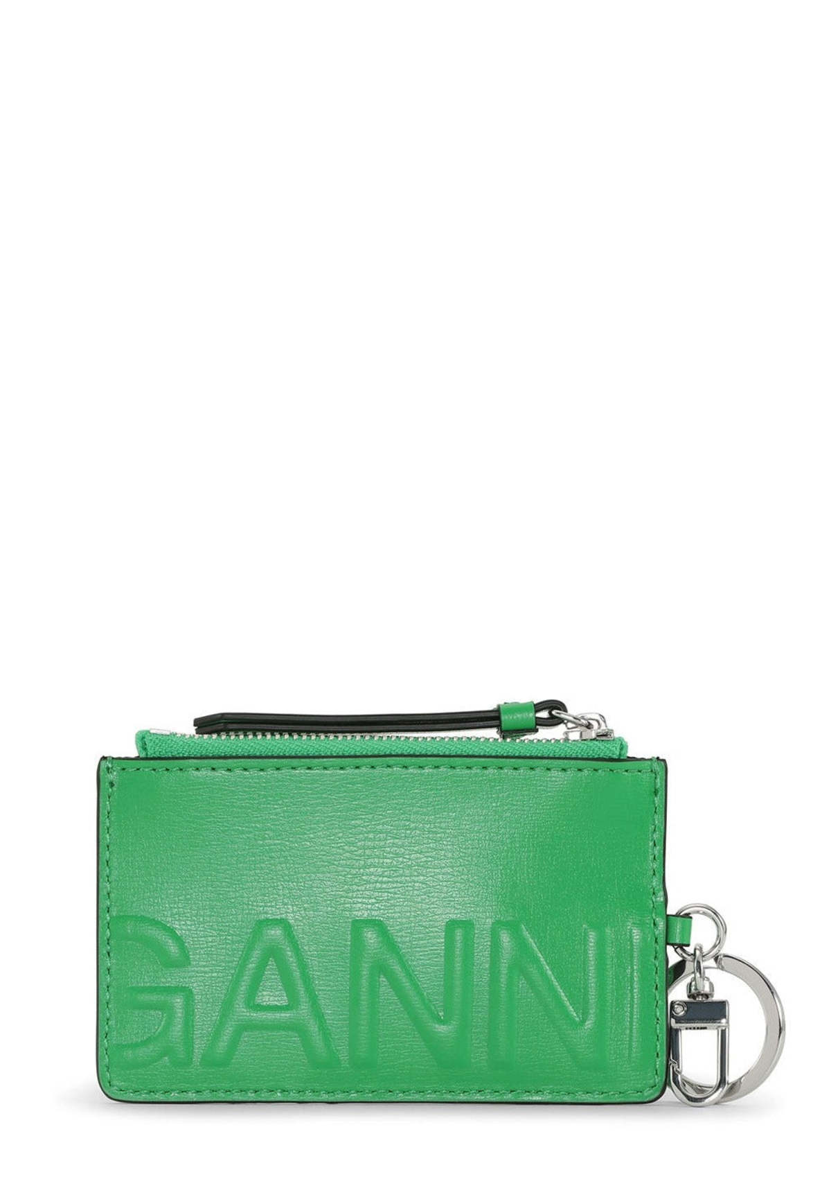 Ganni Banner Coin Purse - Kelly Green | Garmentory