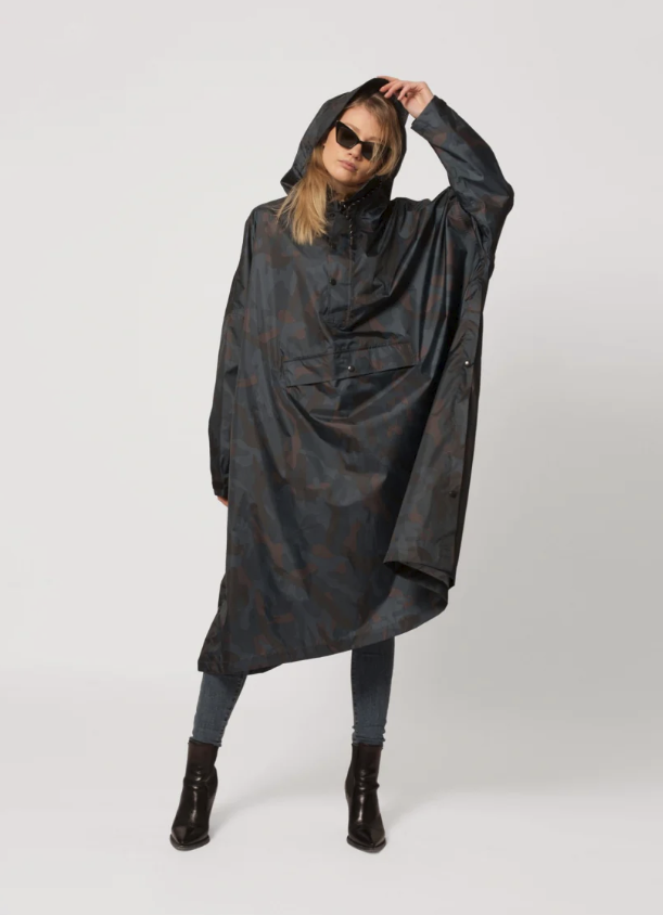 Rain Kiss Poncho - Storm Camo | Garmentory