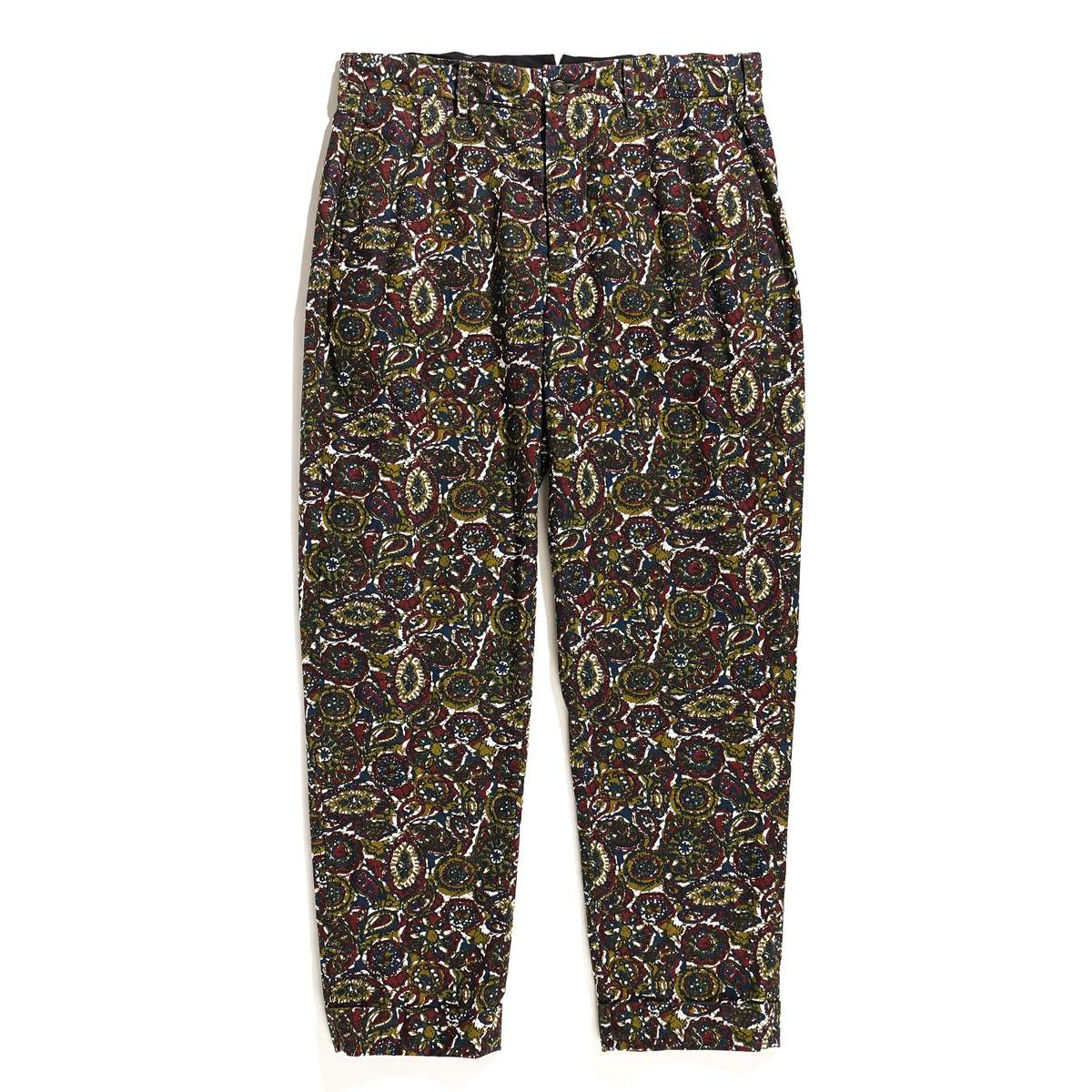 Engineered Garments Andover Cotton Pant - Olive Batik | Garmentory