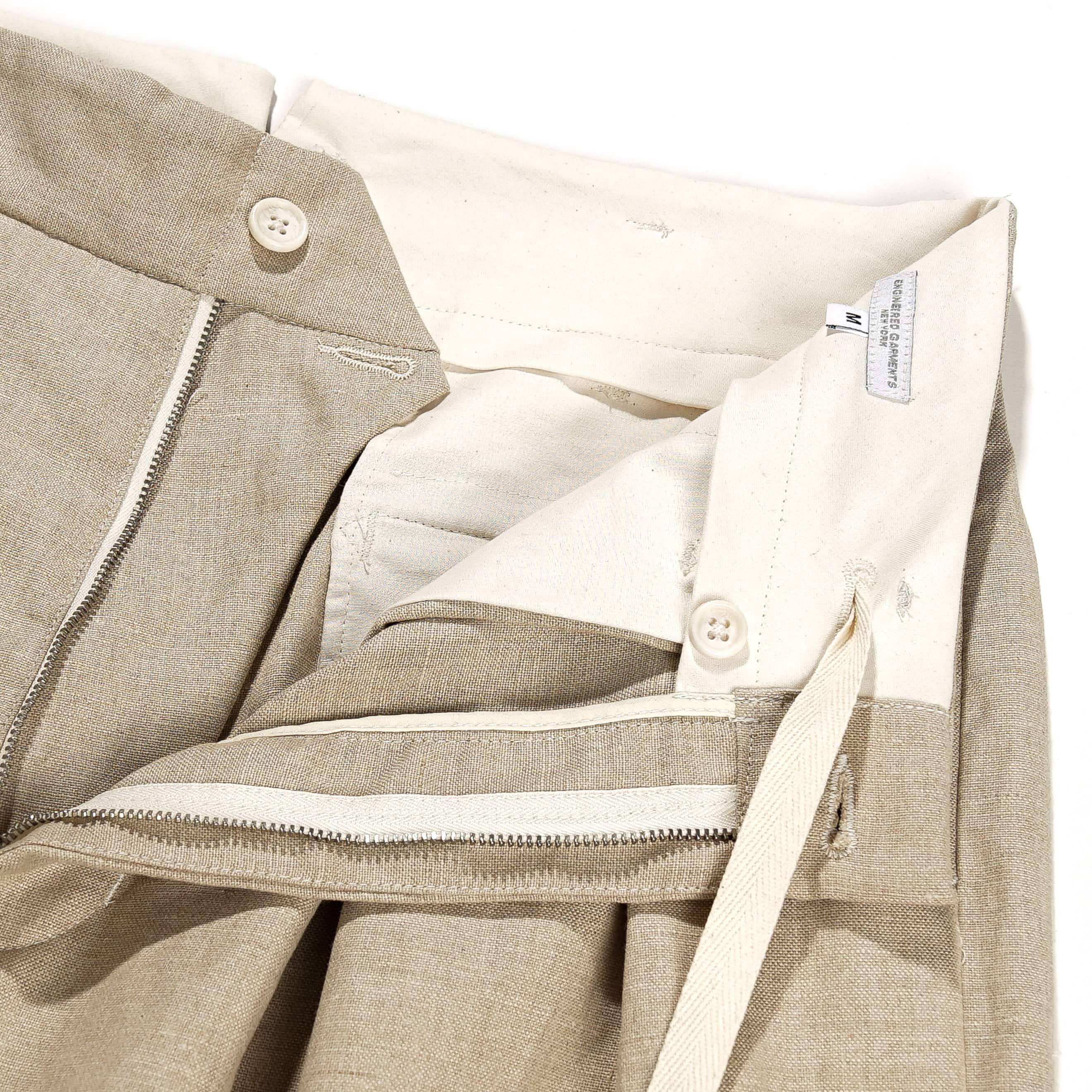 Engineered Garments Bontan Linen Cotton Pant - Natural | Garmentory