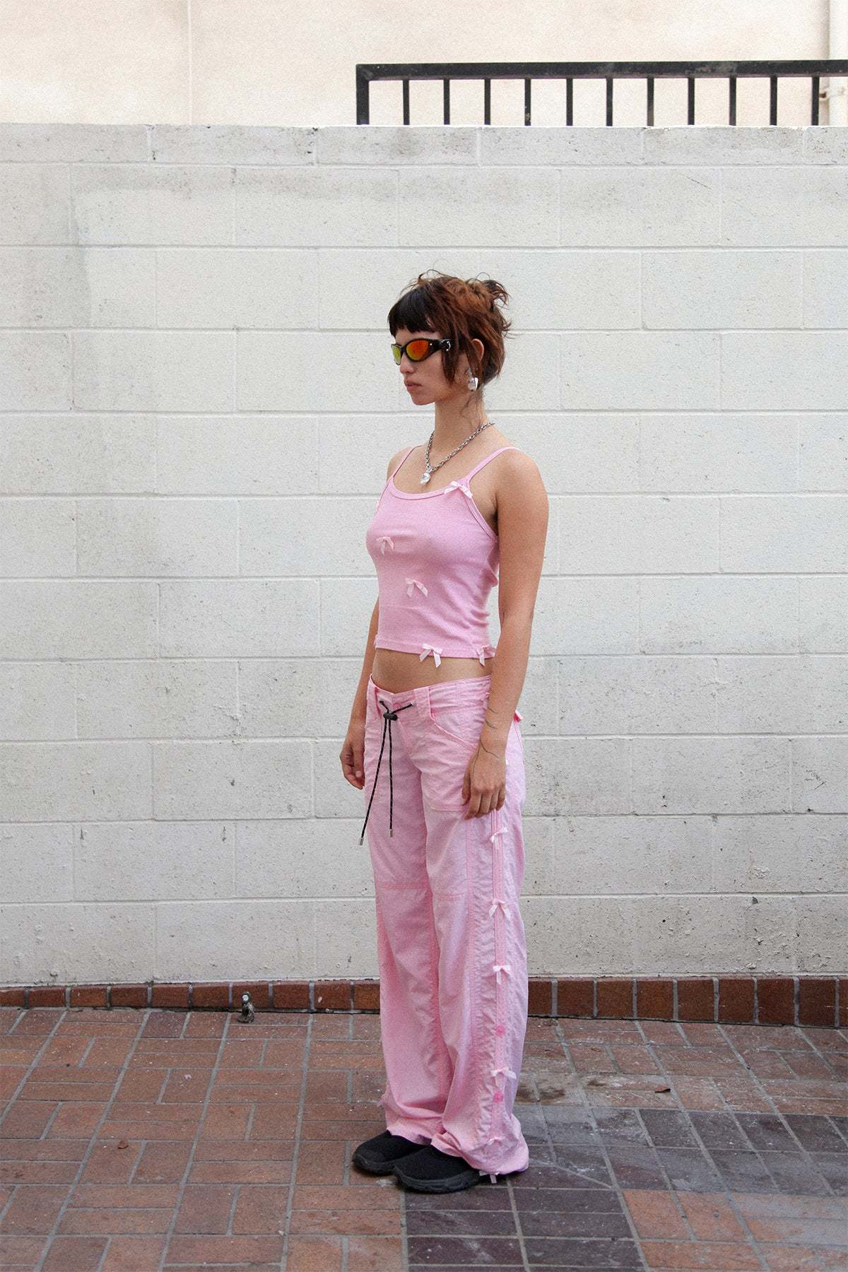 Kkco Bow Down Roll Up Pant Ballet Pink Garmentory
