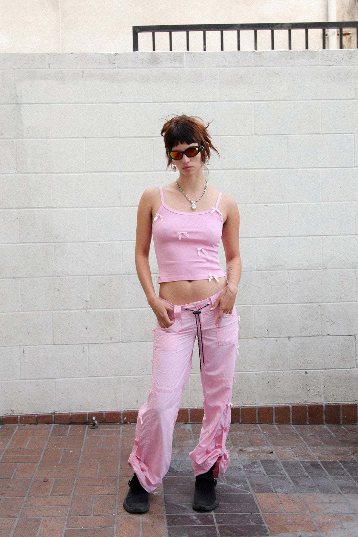 Kkco Bow Down Roll Up Pant Ballet Pink Garmentory
