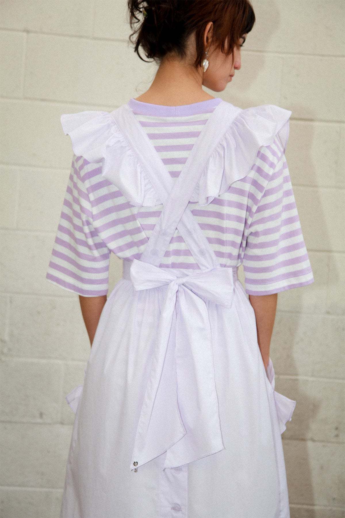 KkCo Lulu Apron Dress - Lilac | Garmentory
