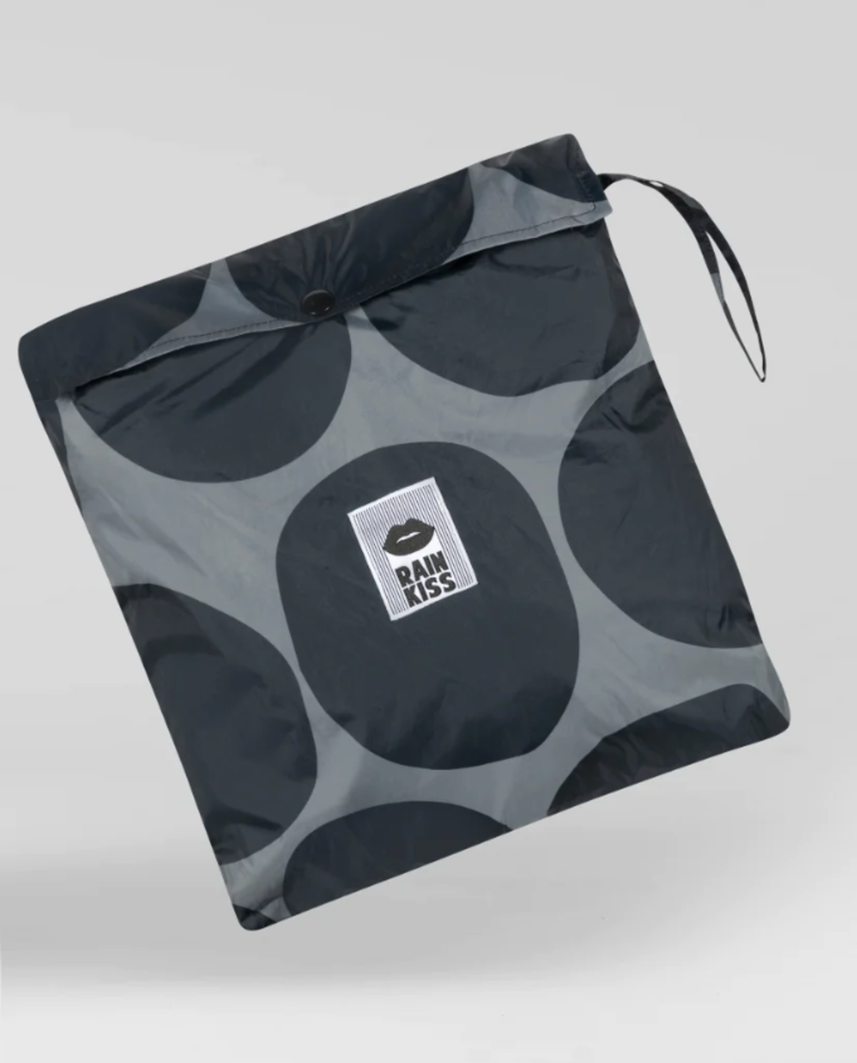 Rain Kiss Black Polka - Rain Poncho | Garmentory