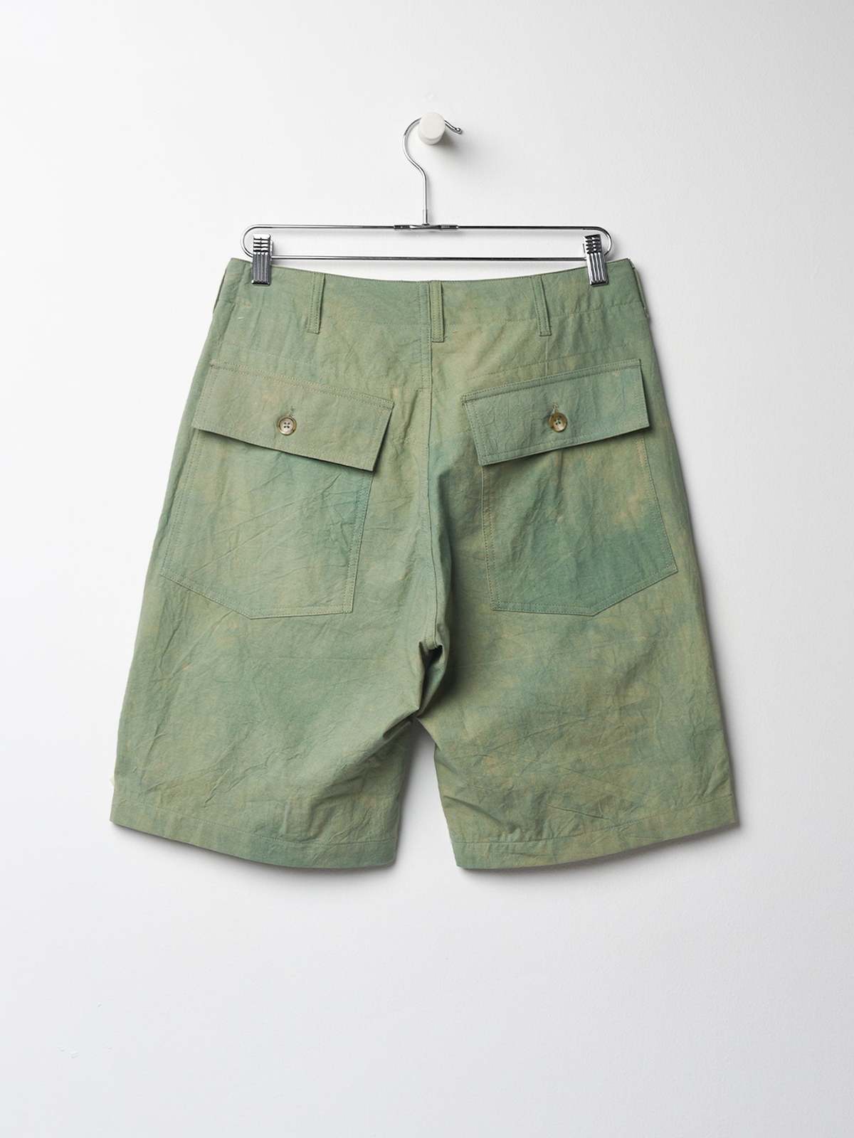 Engineered Garments Cotton Sheeting Fatigue Short A - Olive | Garmentory