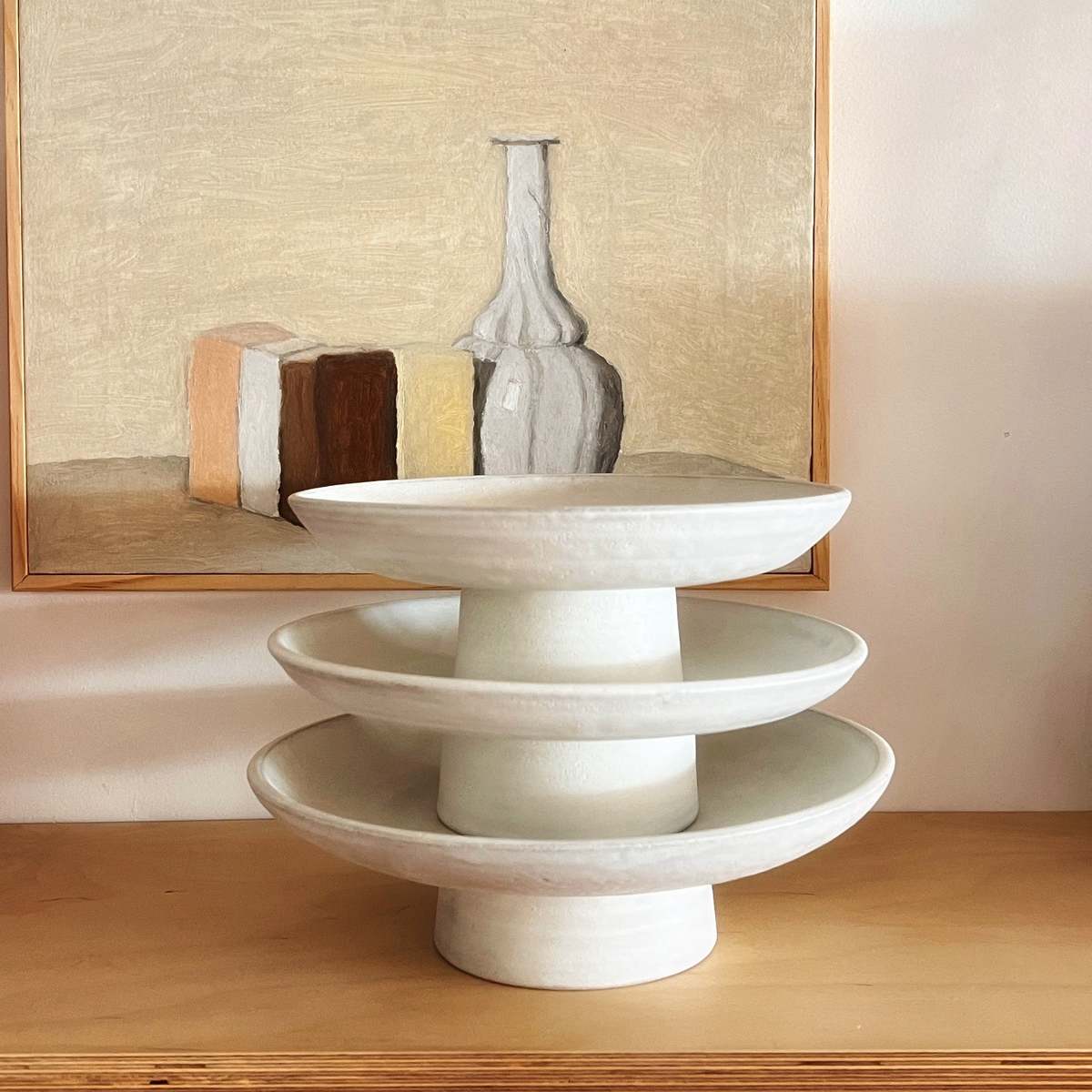 Veva Edelson Small Pedestals - White | Garmentory