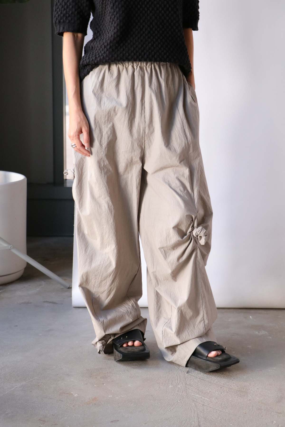 Lauren Manoogian Knots Pants - Cement | Garmentory