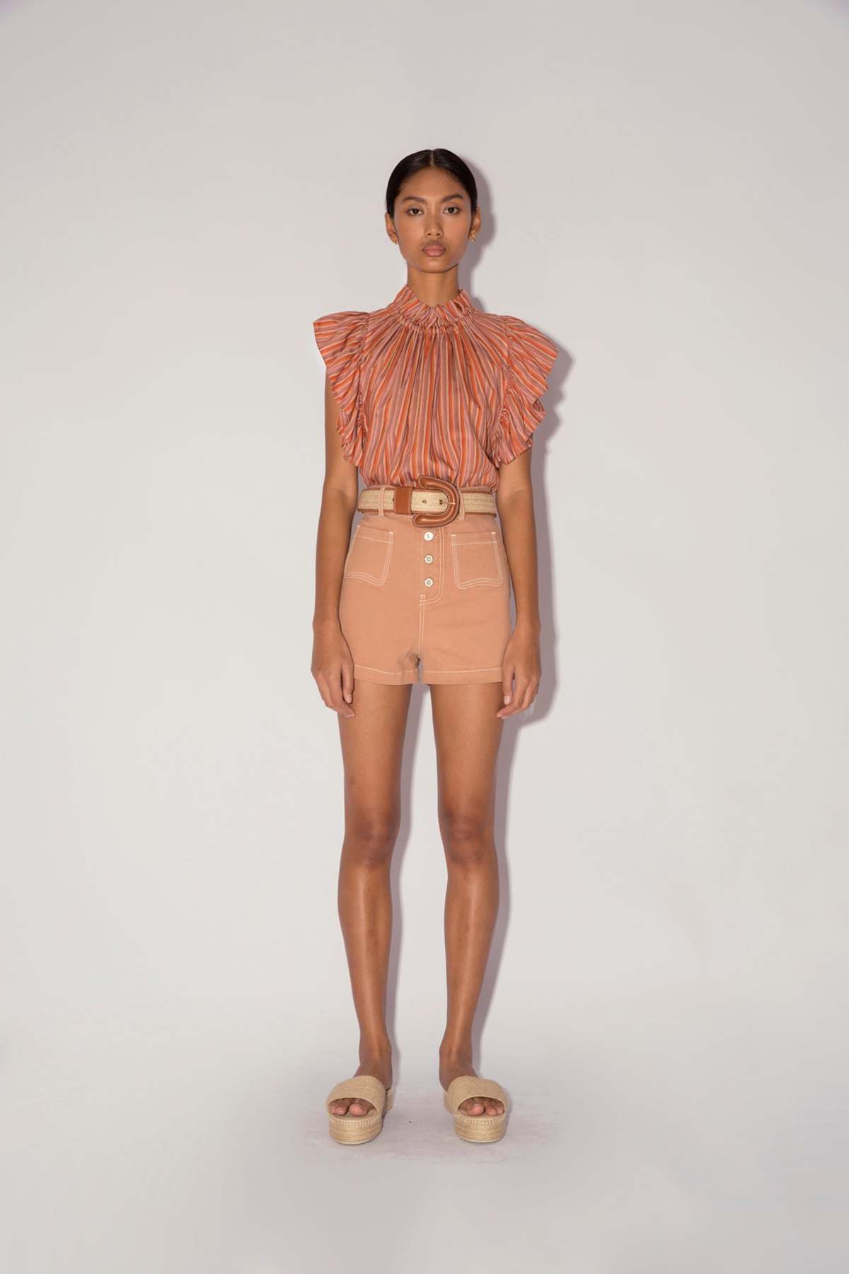 Magali Pascal Janis Shorts - Camel | Garmentory