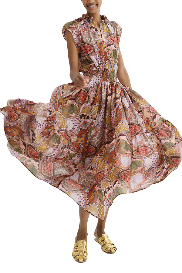 Chufy Cairo Soumy Olive Maxi Dress - Soumy Olive | Garmentory