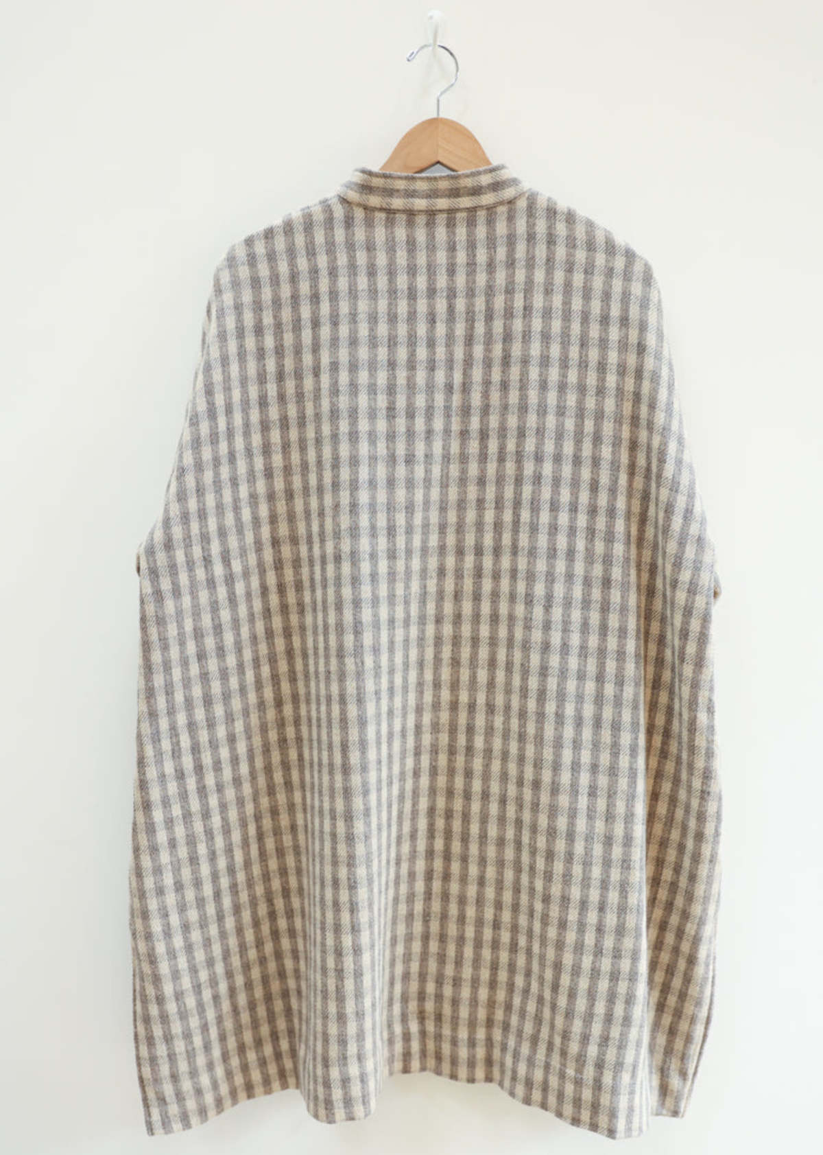 Ichi Antiquites Orihimedaki Gingham Check Jacket - Beige | Garmentory