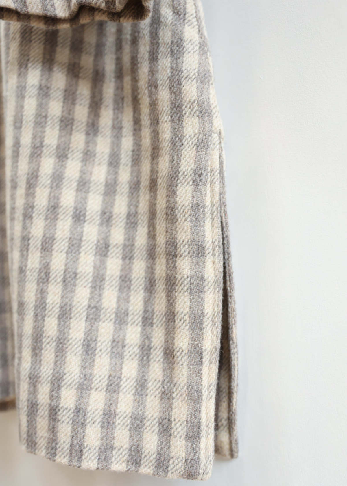 Ichi Antiquites Orihimedaki Gingham Check Jacket - Beige | Garmentory