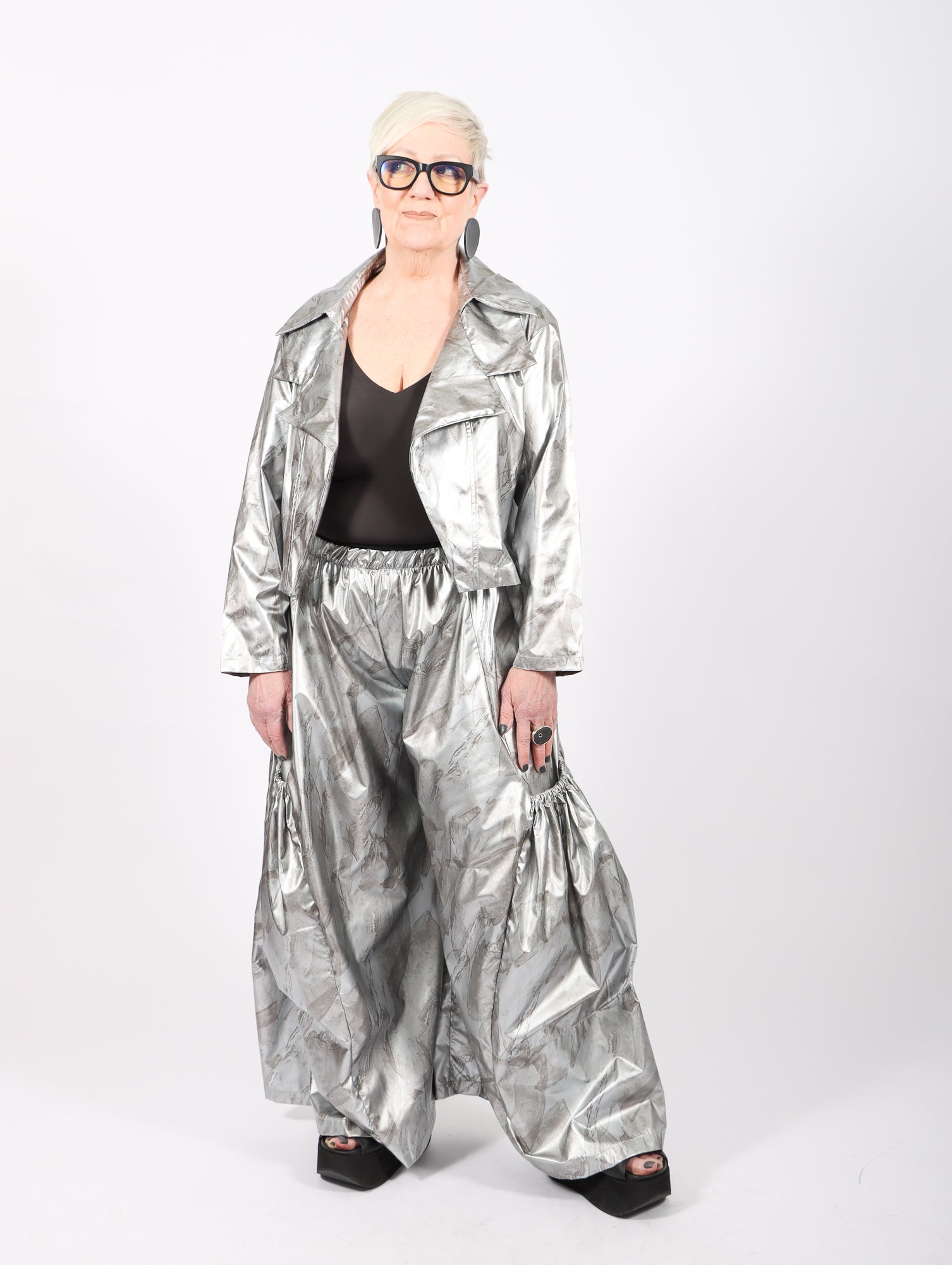 Planet Triple Collared Jacket - Marble | Garmentory