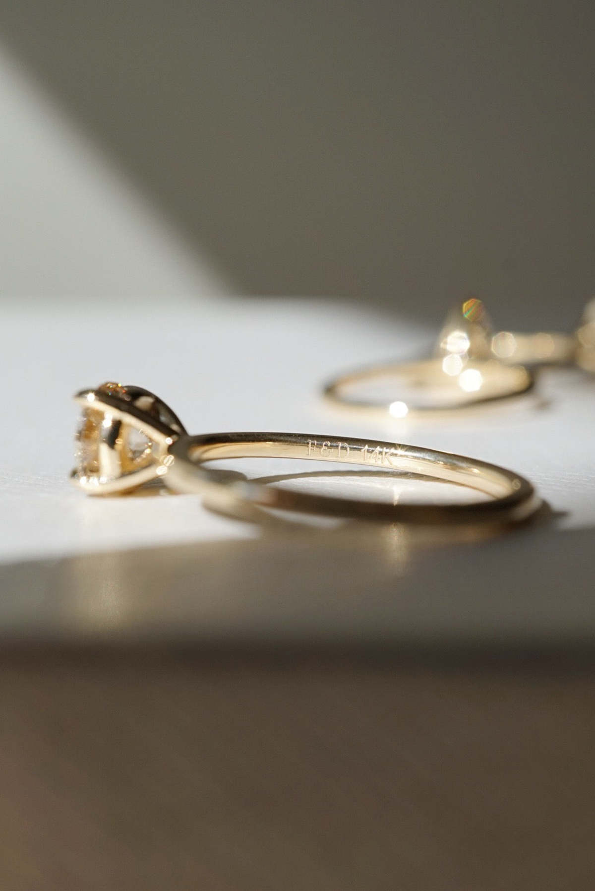 *new* Only One Ring - 1.05ct Champagne Round Brilliant Diamond *ready ...