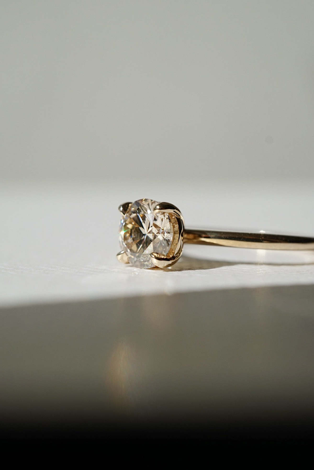*new* Only One Ring - 1.05ct Champagne Round Brilliant Diamond *ready ...