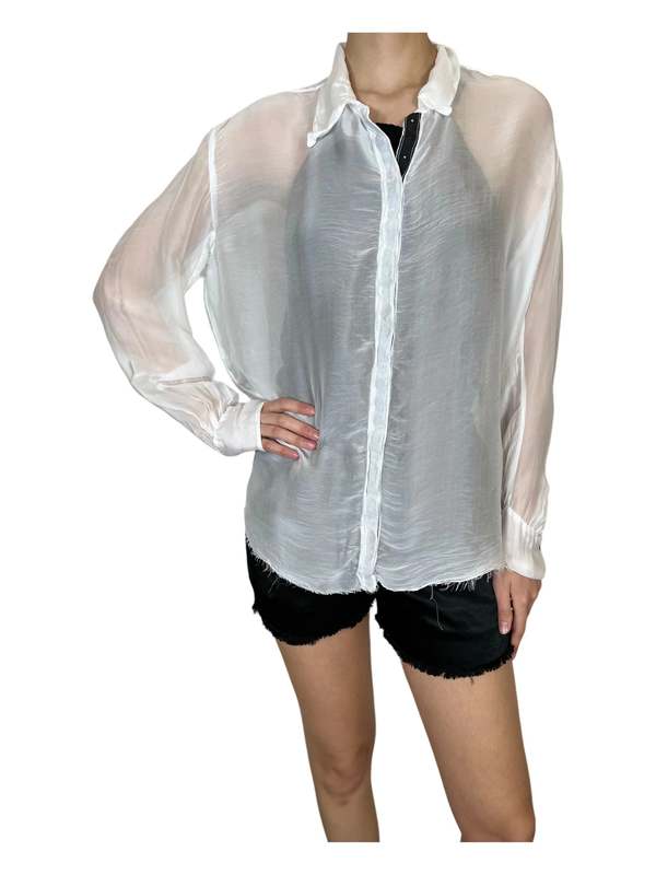 Jaga Capri Shirt - White | Garmentory