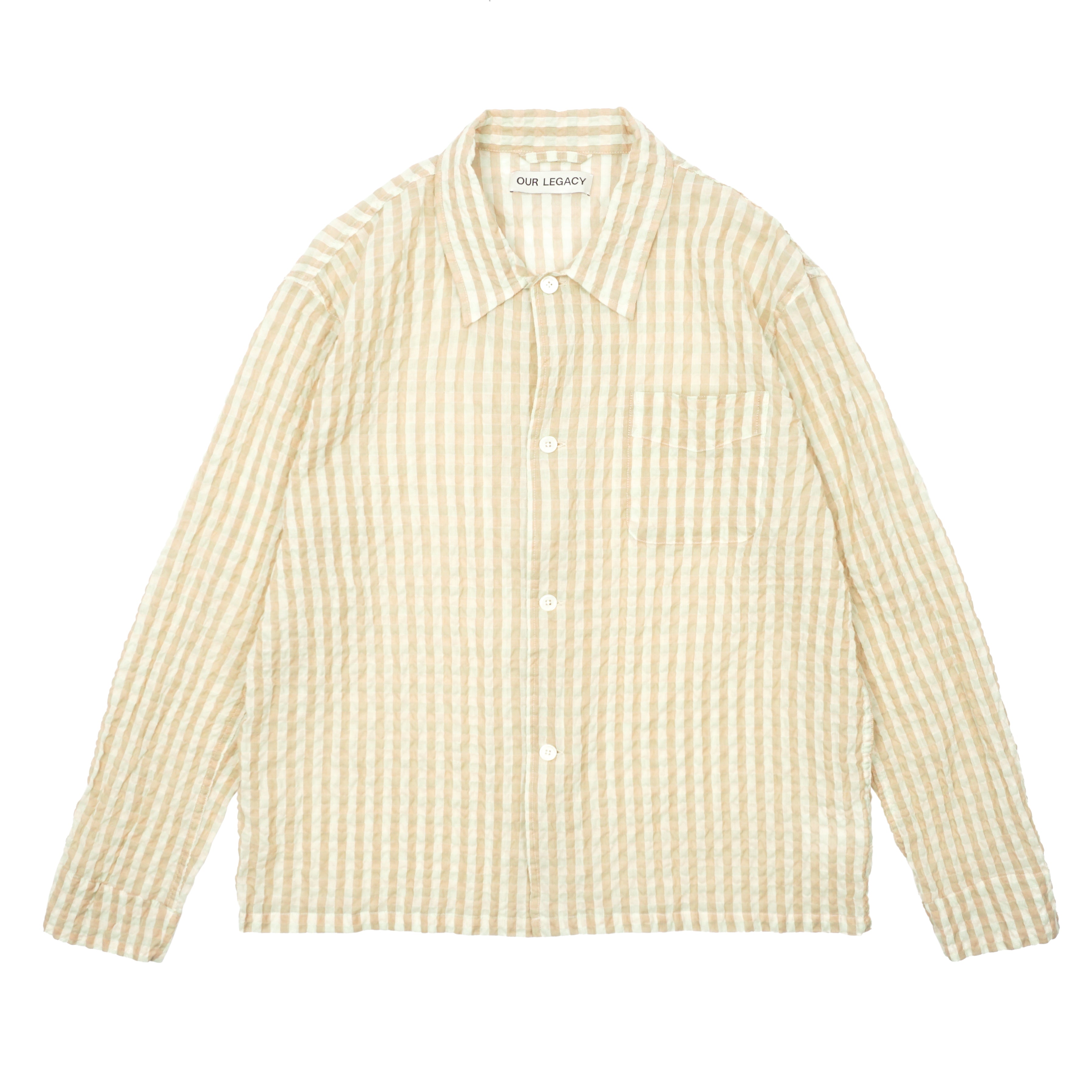 Our Legacy Box Shirt - Basque Seersucker Check | Garmentory