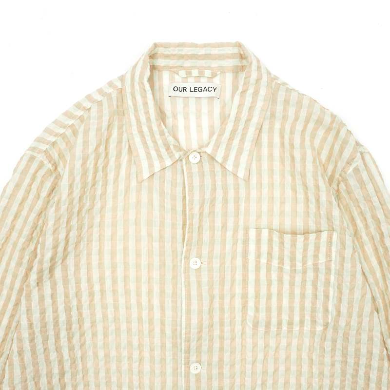 Our Legacy Box Shirt - Basque Seersucker Check | Garmentory