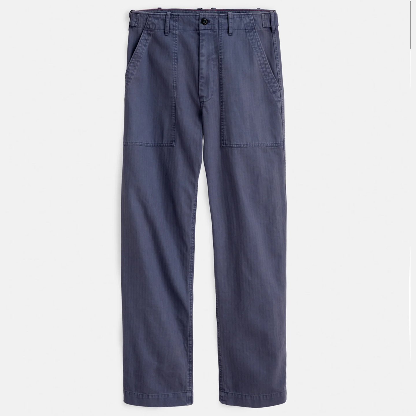 Alex Mill Field Cotton Herringbone Pant - Storm Blue | Garmentory