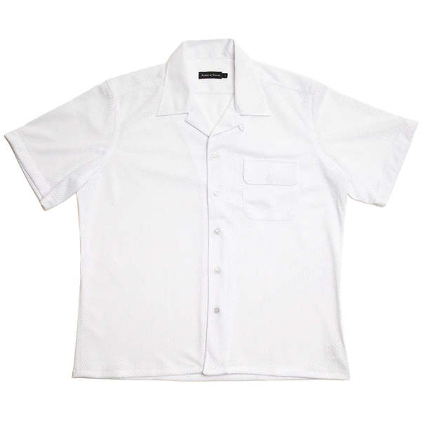 Raised by Wolves Sports Mesh Camp Shirt - White | Garmentory