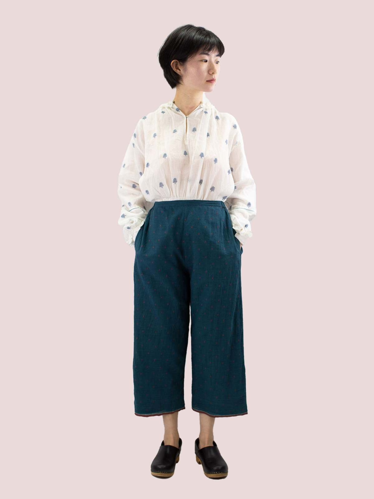 Injiri Rasa 155 Pants With Red Dots | Garmentory