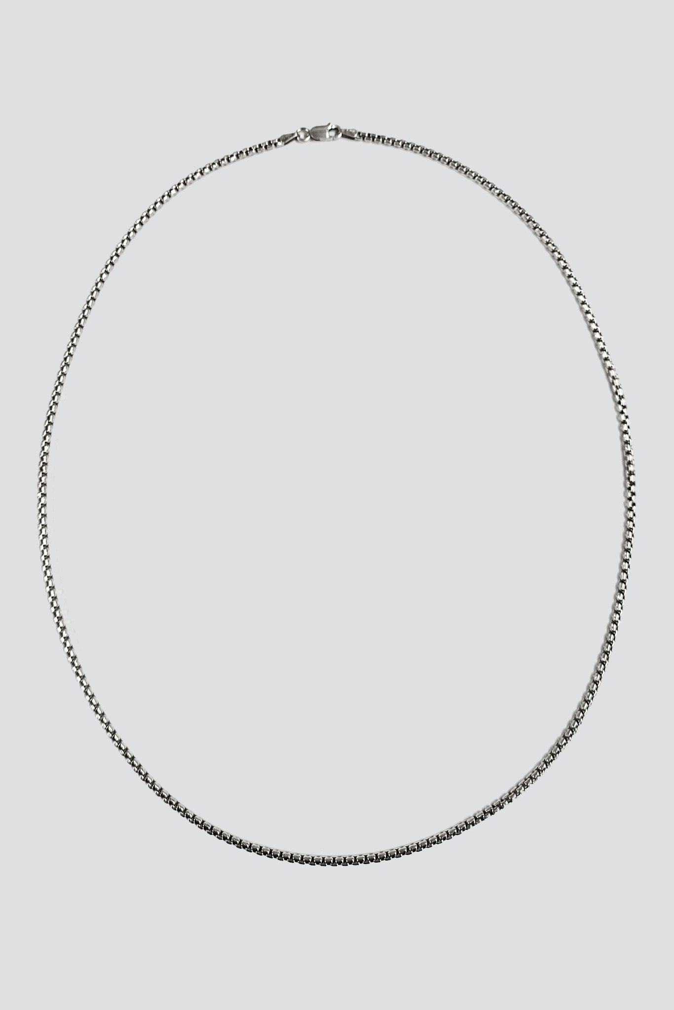 Long Box Chain - Sterling Silver | Garmentory