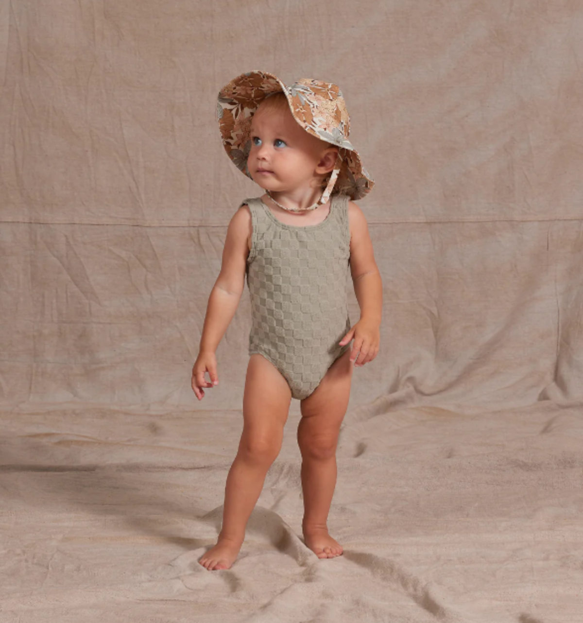 Kids Rylee & Cru Moxie Onepiece - Laurel Check | Garmentory