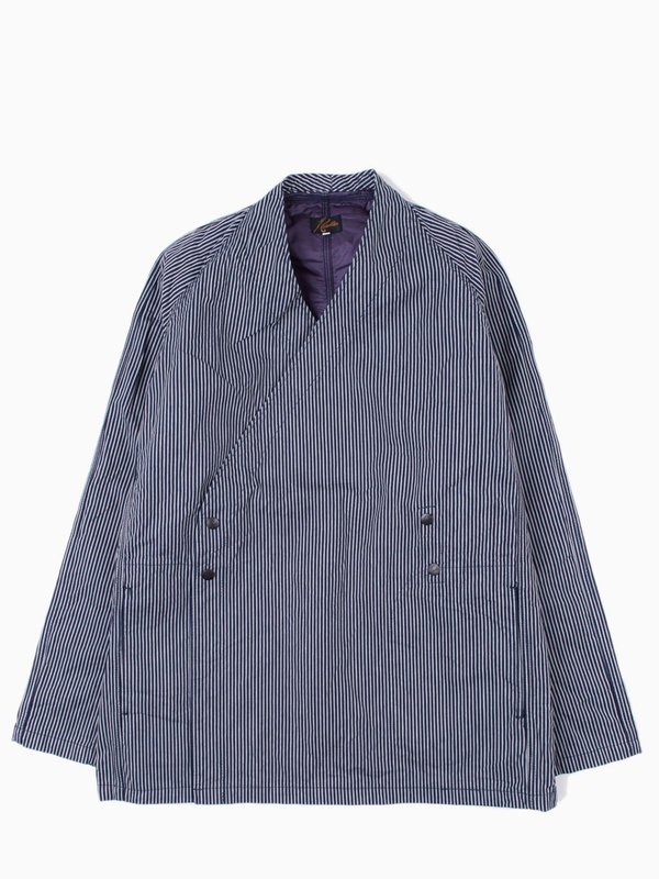 Needles Samue Jacket - 9oz Hickory Stripe Denim | Garmentory