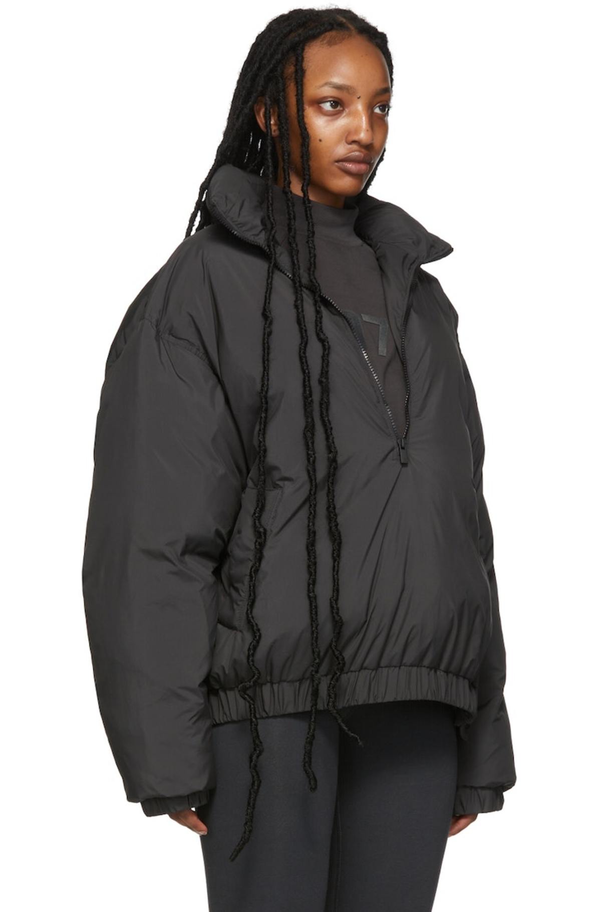 Essentials Pullover Puffer Jacket - Iron | Garmentory