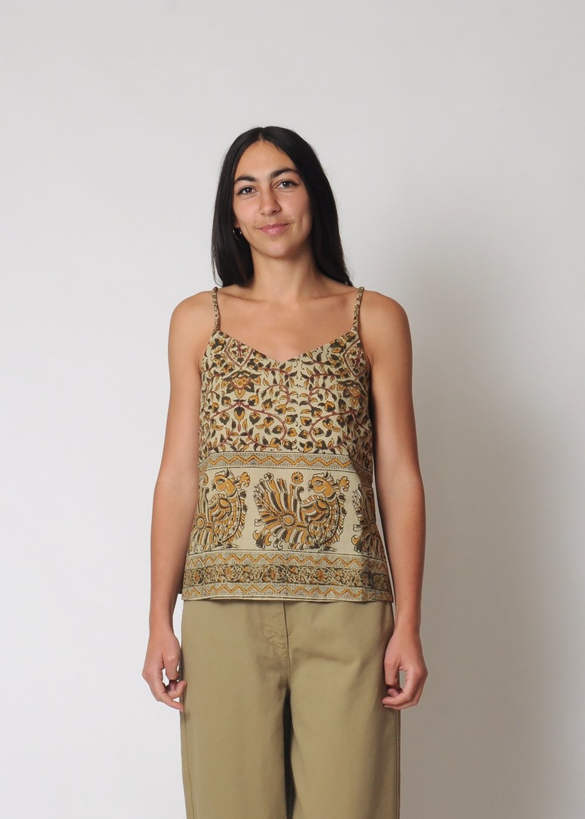 Umber & Ochre Tanvi Camisolw - Rust/Peacock | Garmentory