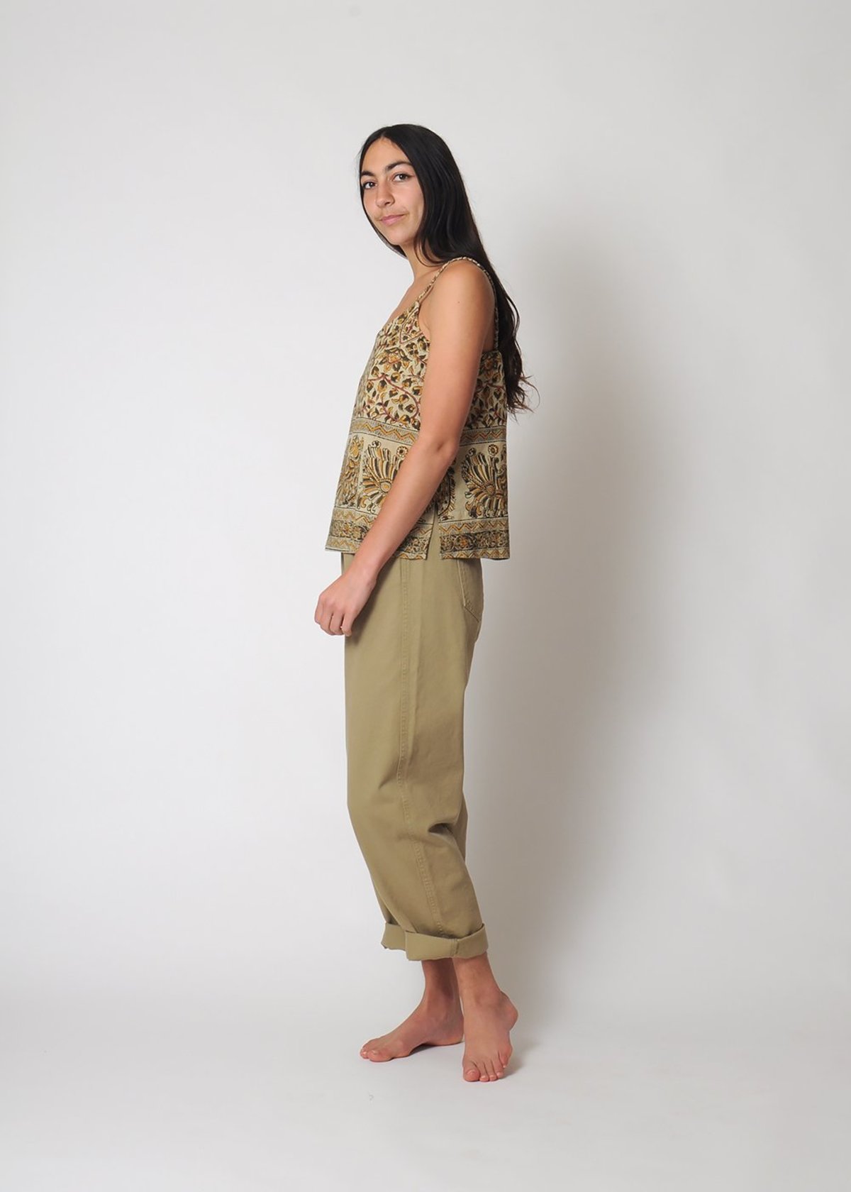 Umber & Ochre Tanvi Camisolw - Rust/Peacock | Garmentory
