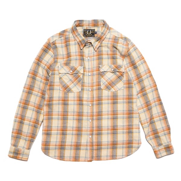 Freenote Cloth Lancaster Shirt - Cream Shadow | Garmentory