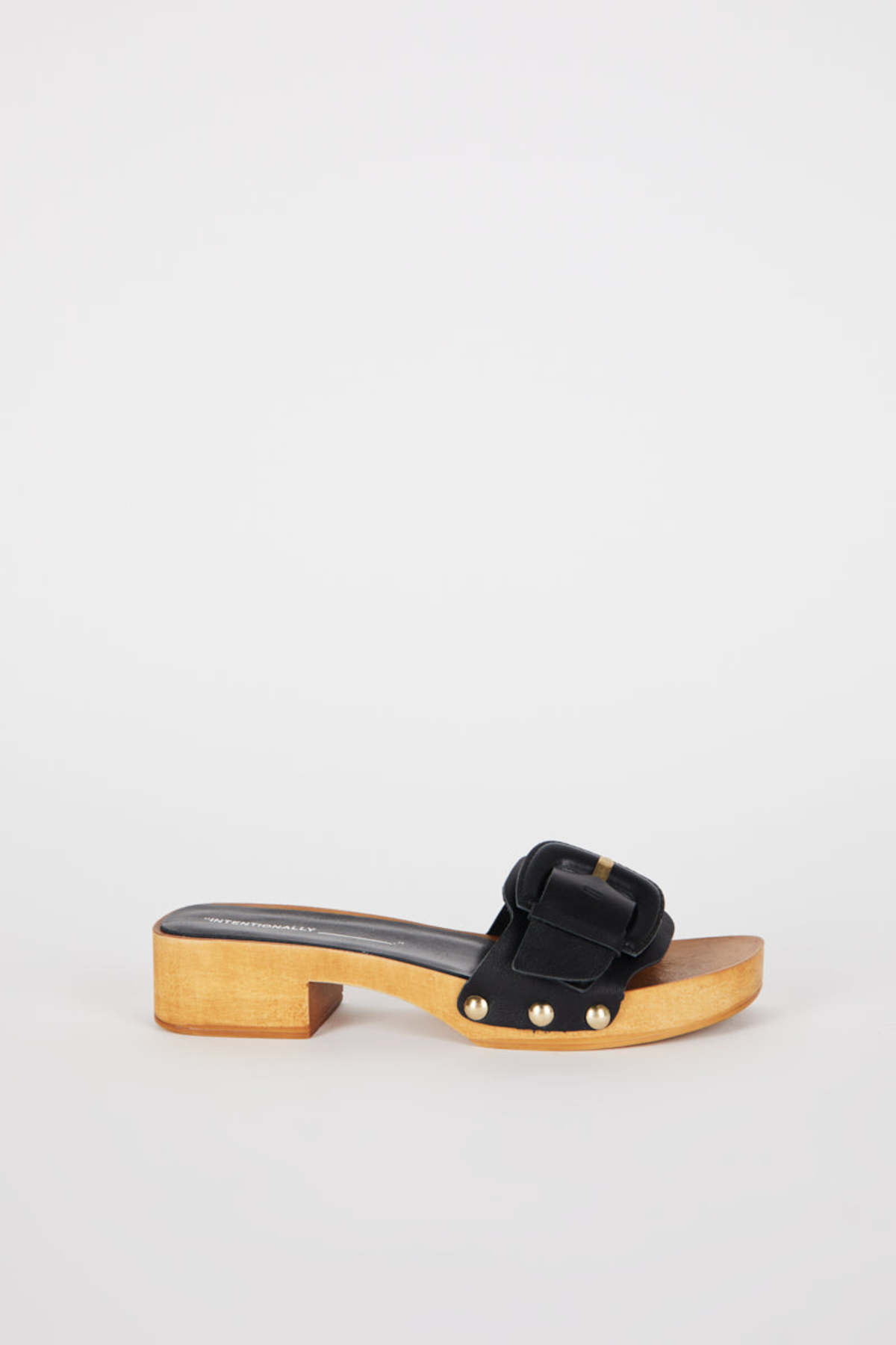 "INTENTIONALLY __________." MAR CLOG - Black | Garmentory